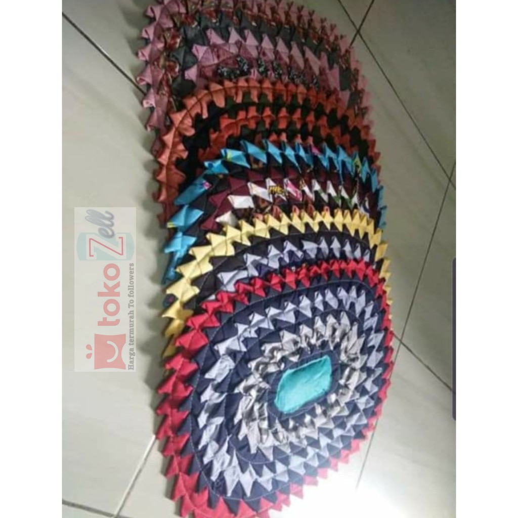 Jual Keset Kain Percah Cantik Murah Meriah / keset / keset anyam ...
