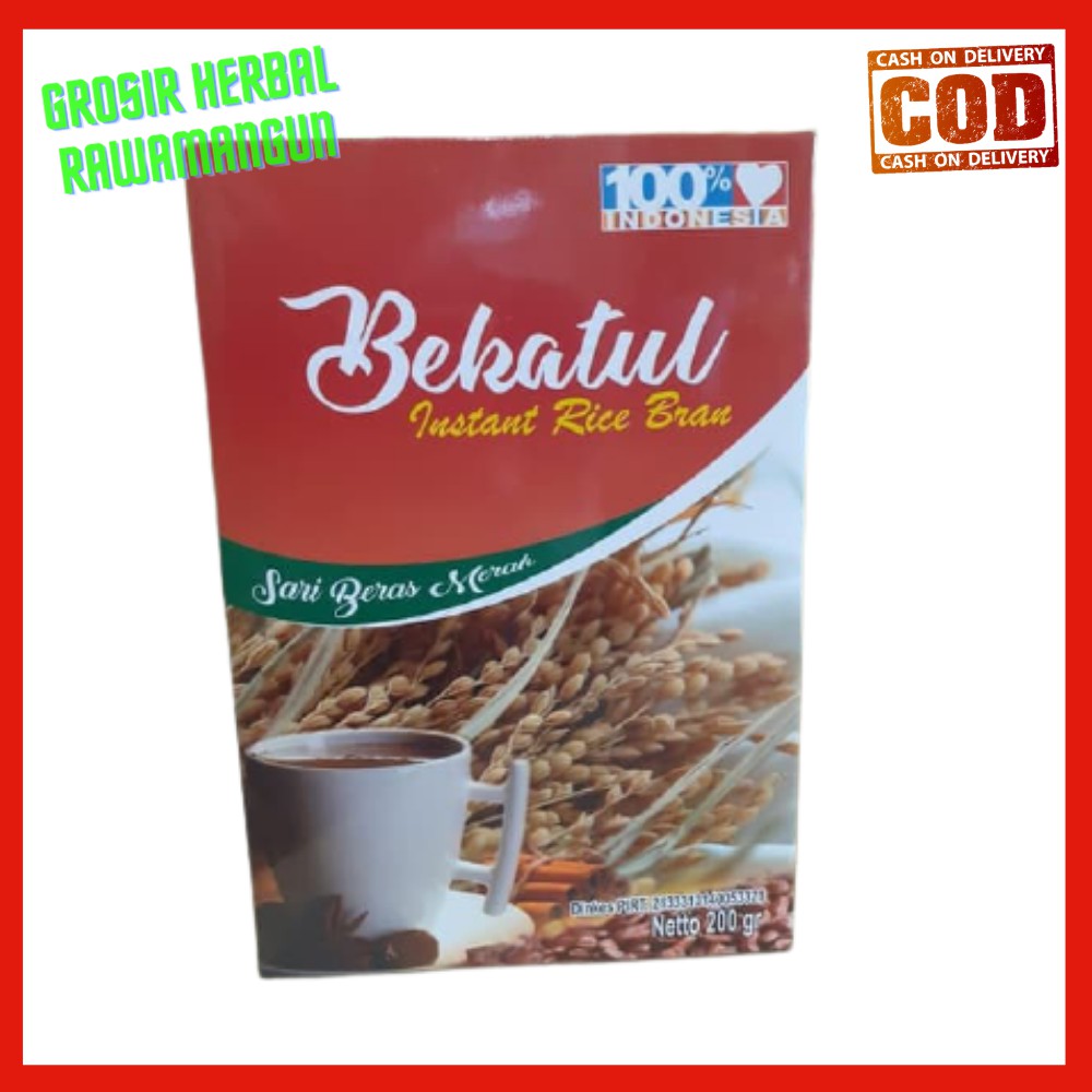 Jual Bekatul Instan Beras Merah Rice Bran netto 200 gr | Shopee Indonesia