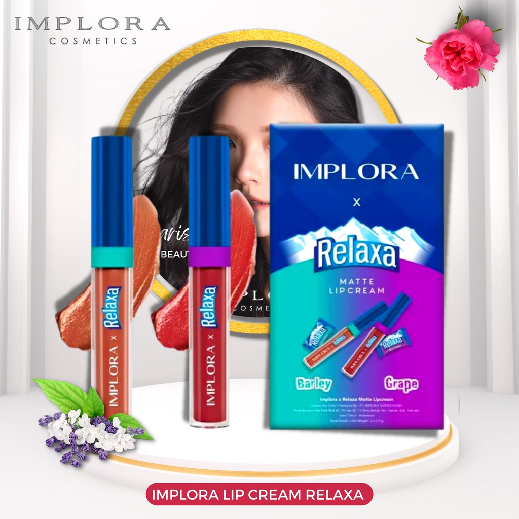Jual Implora X Relaxa Matte Lipcream (Limited Edition) | Shopee Indonesia