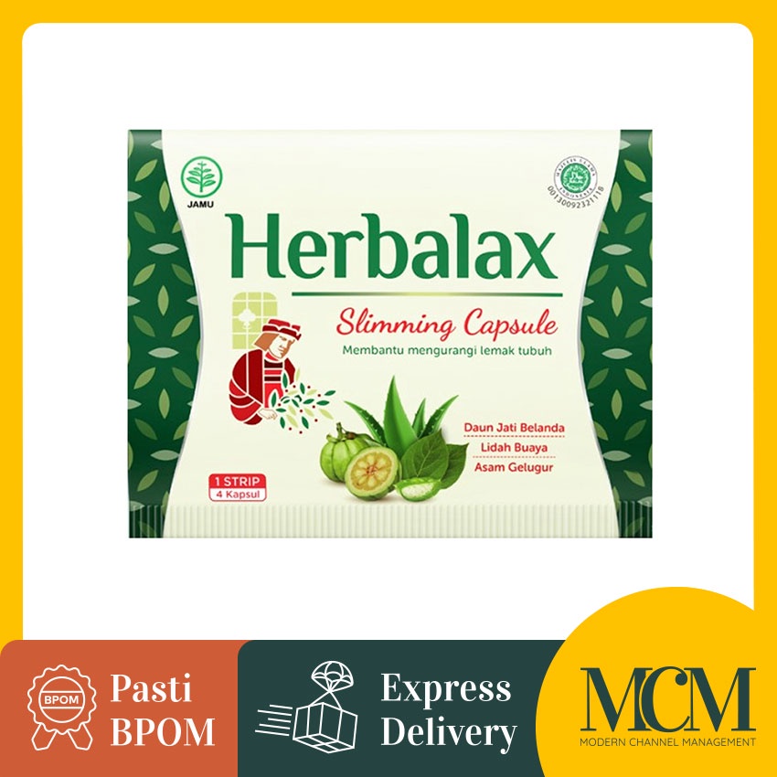 Jual Herbalax Slimming Capsule - 4 Kapsul - Membantu Menurunkan Berat ...