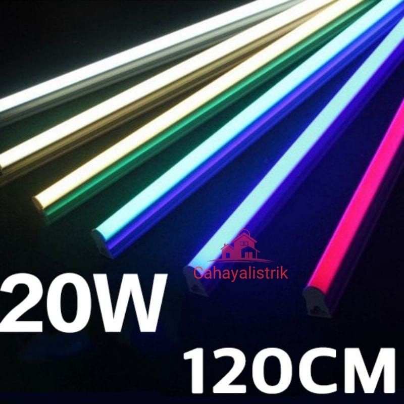Jual Lampu TL Neon T5 LED 6W/10W/15/20W Tube Warna Warni/Lampu neon led ...