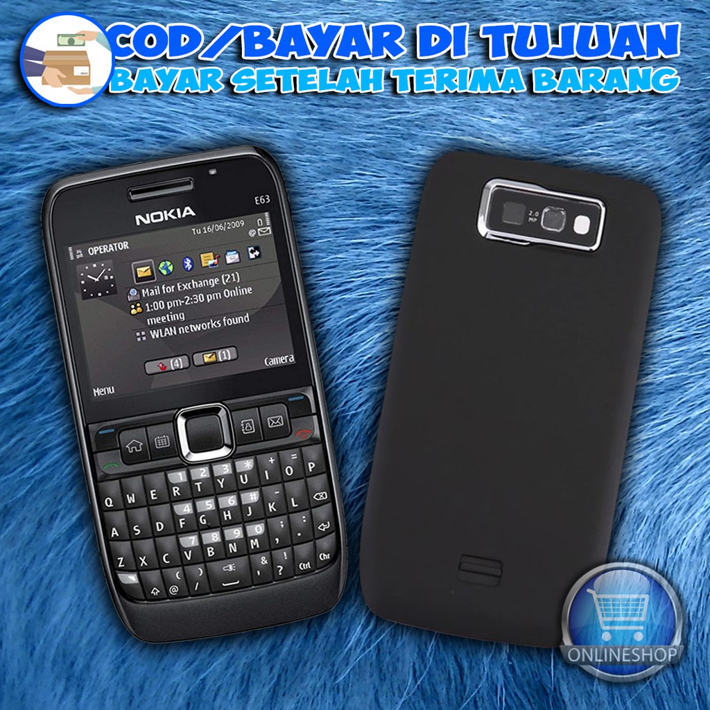 Jual Nokia E63 Single Sim Qwerty Jadul Bergaransi | Shopee Indonesia