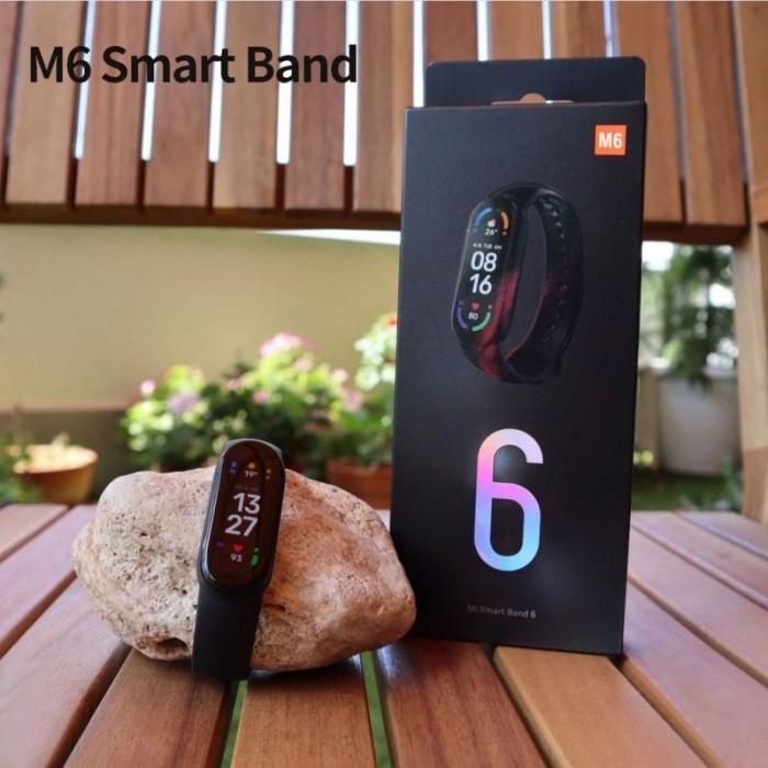 Jual Smart Band M6 Jam Tangan Pintar Bisa Kustom Wallpaper | Shopee ...