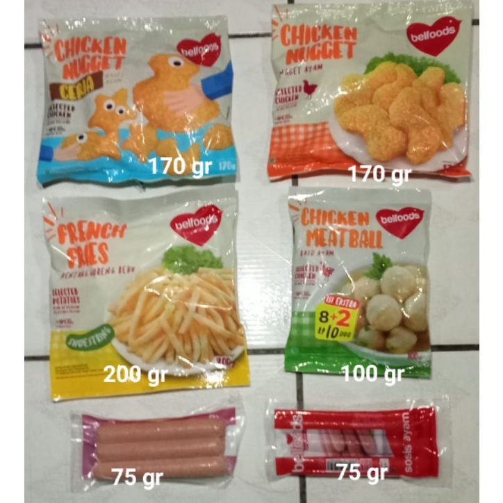 Jual Paket hemat Belfoods 1 Frozen Food Murah | Nugget Kentang Baso ...
