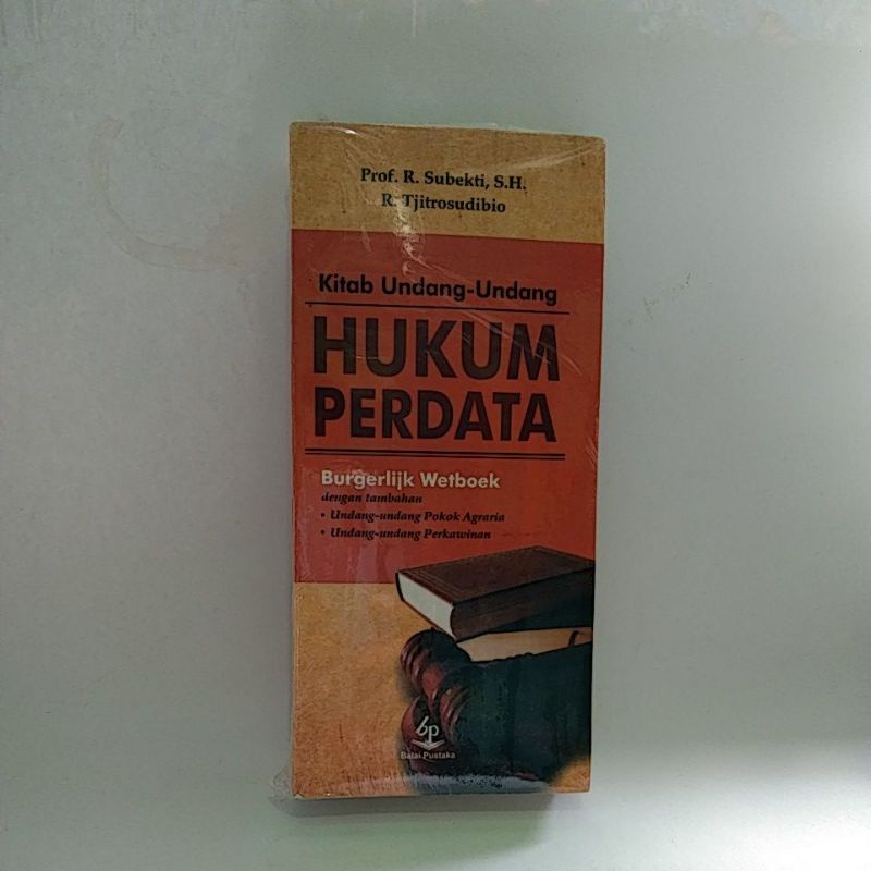 Jual kitab undang-undang hukum perdata penerbit balai pustaka pengarang ...