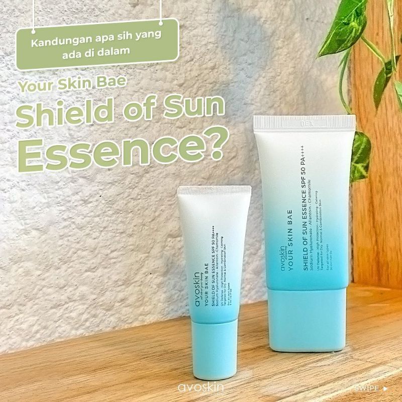 Jual AVOSKIN YSB Shield of Sun Essence SPF 50 PA++++ (30ml) | Shopee Indonesia