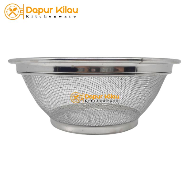 Jual Baskom Saringan Jaring Stainless Tirisan Gorengan Cuci Beras Buah ...