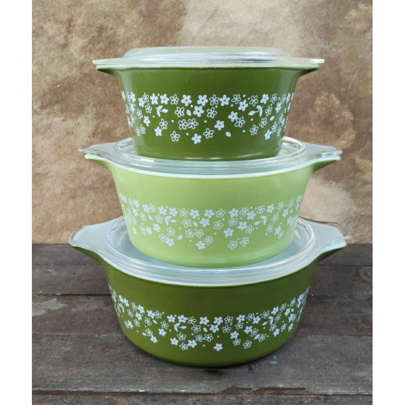 Jual Pyrex casserole w lids vintage | Shopee Indonesia