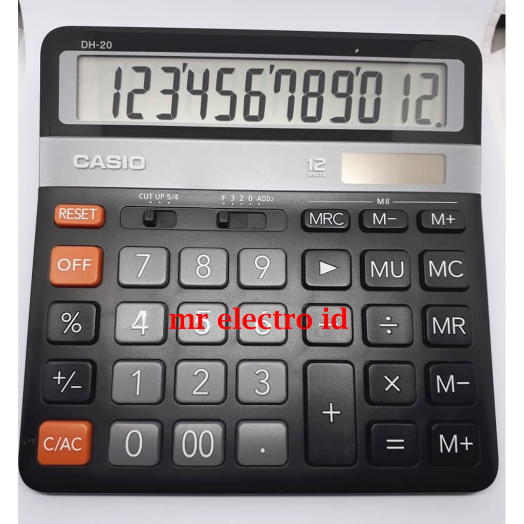 Jual KALKULATOR CASIO DH 20 ORIGINAL - 12 DIGIT - KALKULATOR DAGANG | Shopee Indonesia