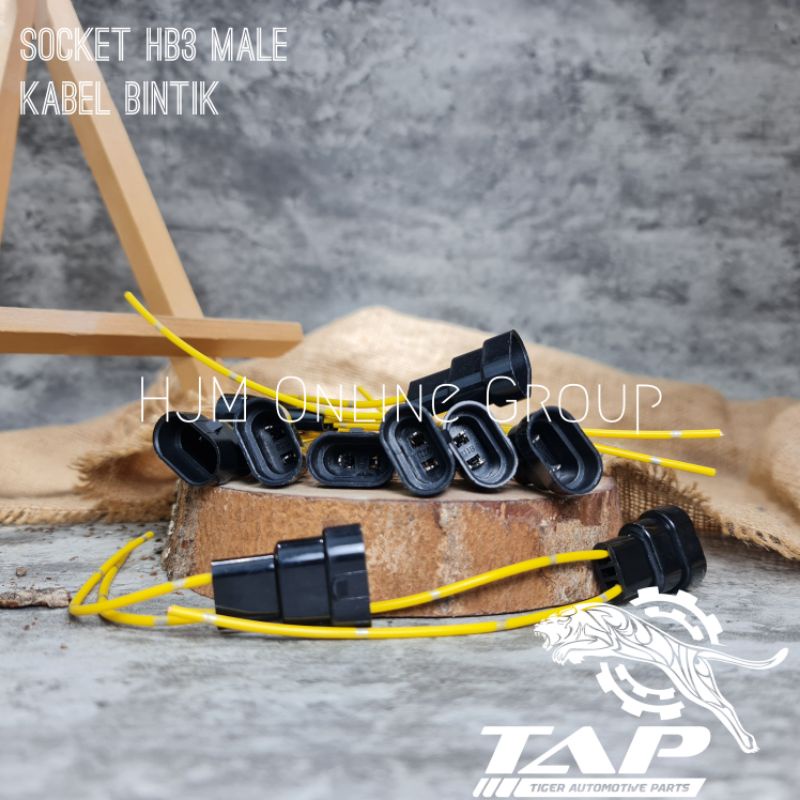 Jual SOCKET BOHLAM H11 HB3 HB4 MALE - SOKET LAMPU COWOK LAKI KABEL ...