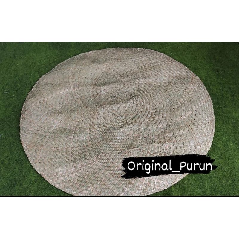 Jual Tikar Purun Bentuk Lingkaran/Tikar Dekorasi Ruang Tamu unik ...