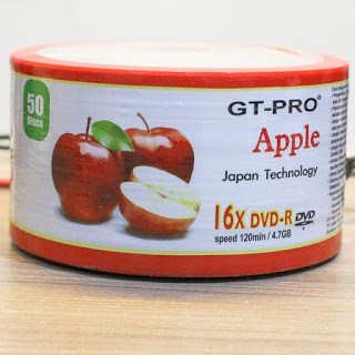 Jual DVD-R GT-PRO Apple (50pcs) | Shopee Indonesia