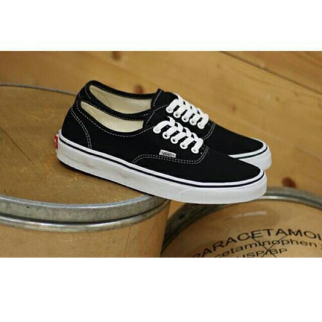 Jual [ READY ] SEPATU VAN'S AUTHENTIC LIST HITAM ( NEW ) BLACK / WHITE ...