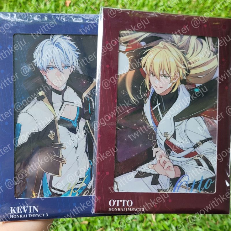 Jual [READY] Shikishi and Holographic Can Badge Kevin Kaslana Honkai ...