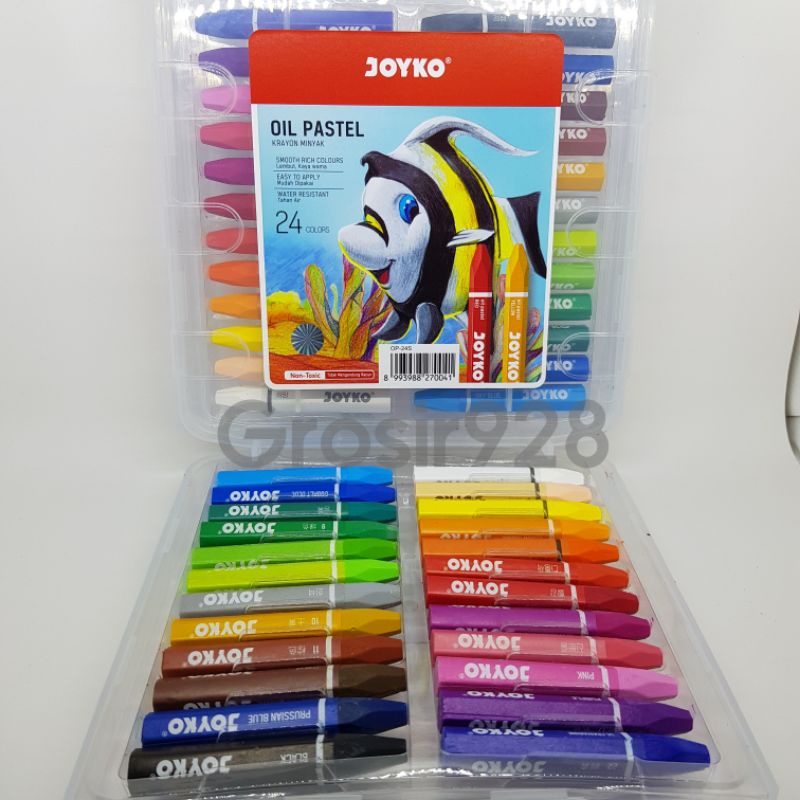 Jual Oil Pastel / Crayon / Krayon Minyak Joyko 24 warna | Shopee Indonesia