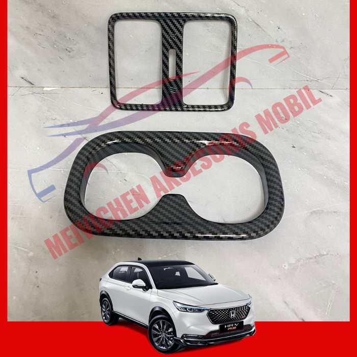Jual COVER PANEL CUP HOLDER + CENTER VENT AC ALL NEW HRV 2022 CARBON ...