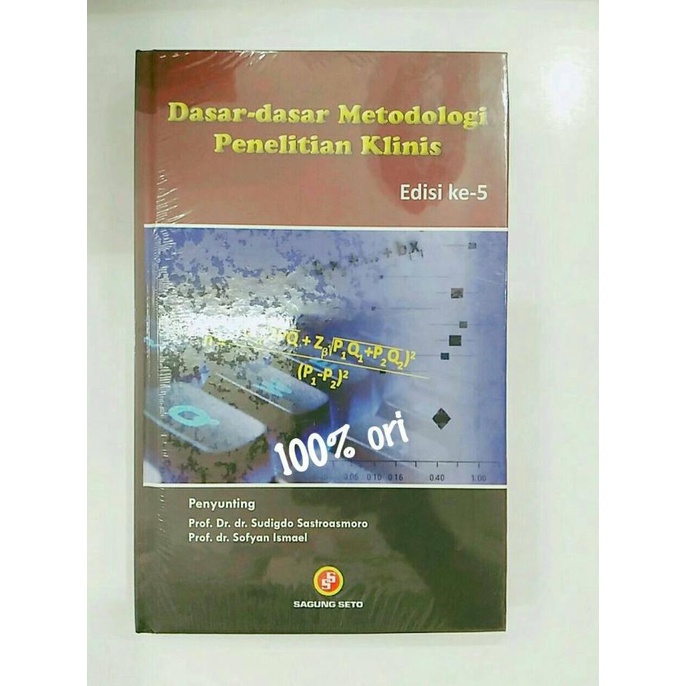 Jual Buku kedokteran umum/ DASAR-DASAR METODOLOGI PENELITIAN KLINIS EDISI 5 | BUKU KEDOKTERAN ...