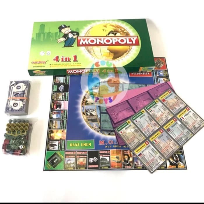 Jual MONOPOLY JUMBO Permainan Board Game Monopoli Mainan Internasional ...