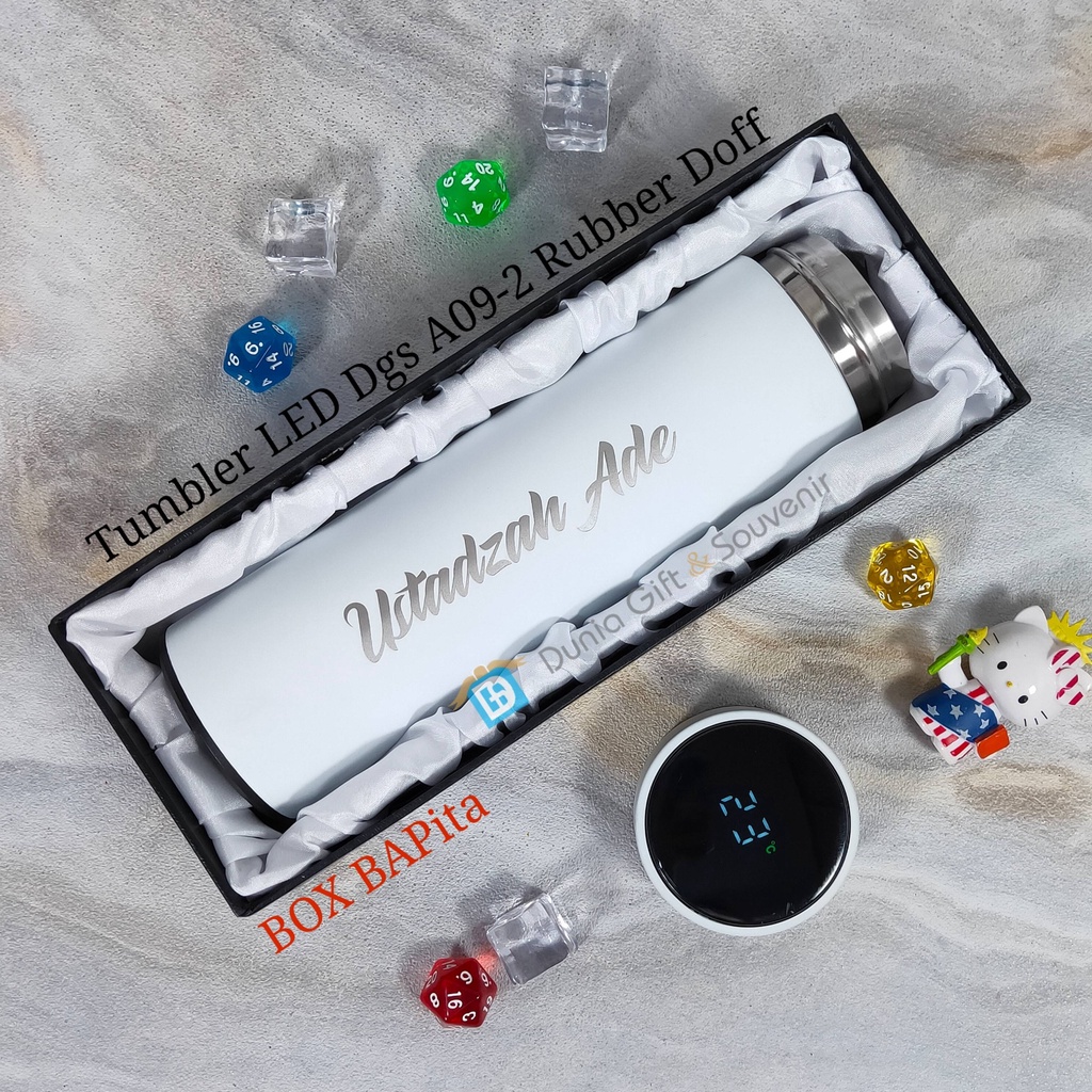 Jual Tumbler CUSTOM ~ Tumbler LED SUHU + BOX EKSKLUSIF + CUSTOM NAMA ...