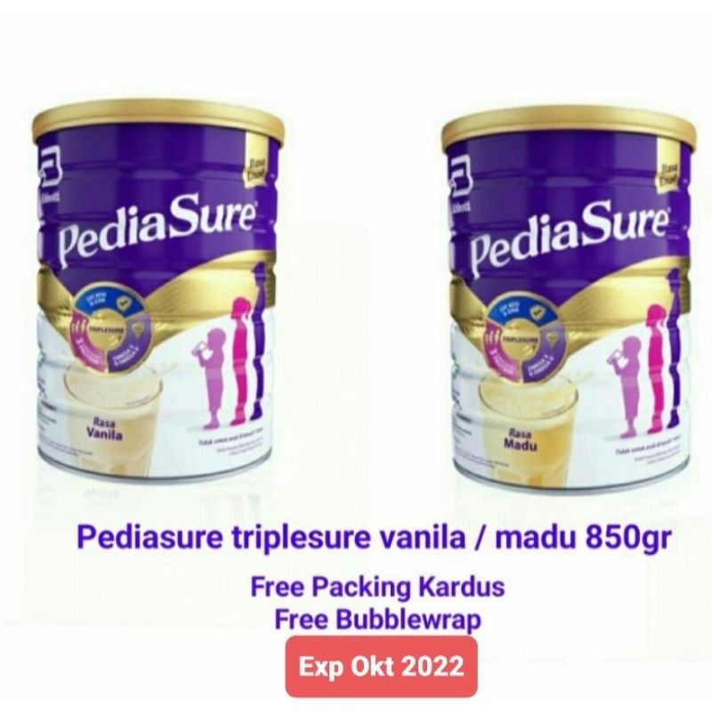 Jual Pediasure triplesure vanila / madu 850gr | Shopee Indonesia