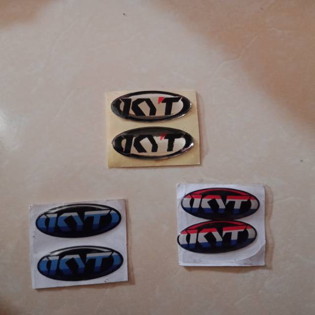 Jual Stiker Emblem Timbul Helm KYT | Shopee Indonesia