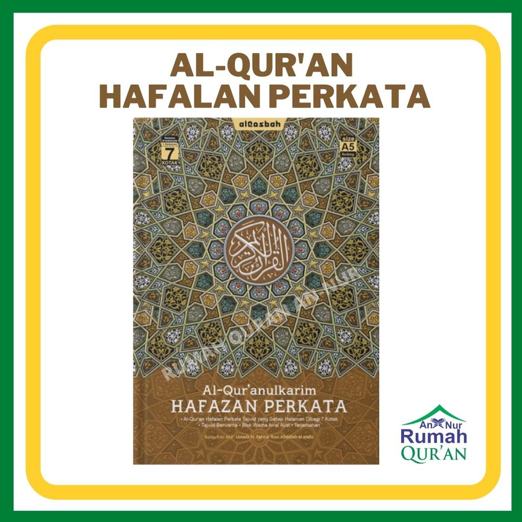 Jual Al Quran Hafalan Super Mudah Terbaik Untuk Pemula Perkata Hafazan A5 Kuning | Shopee Indonesia
