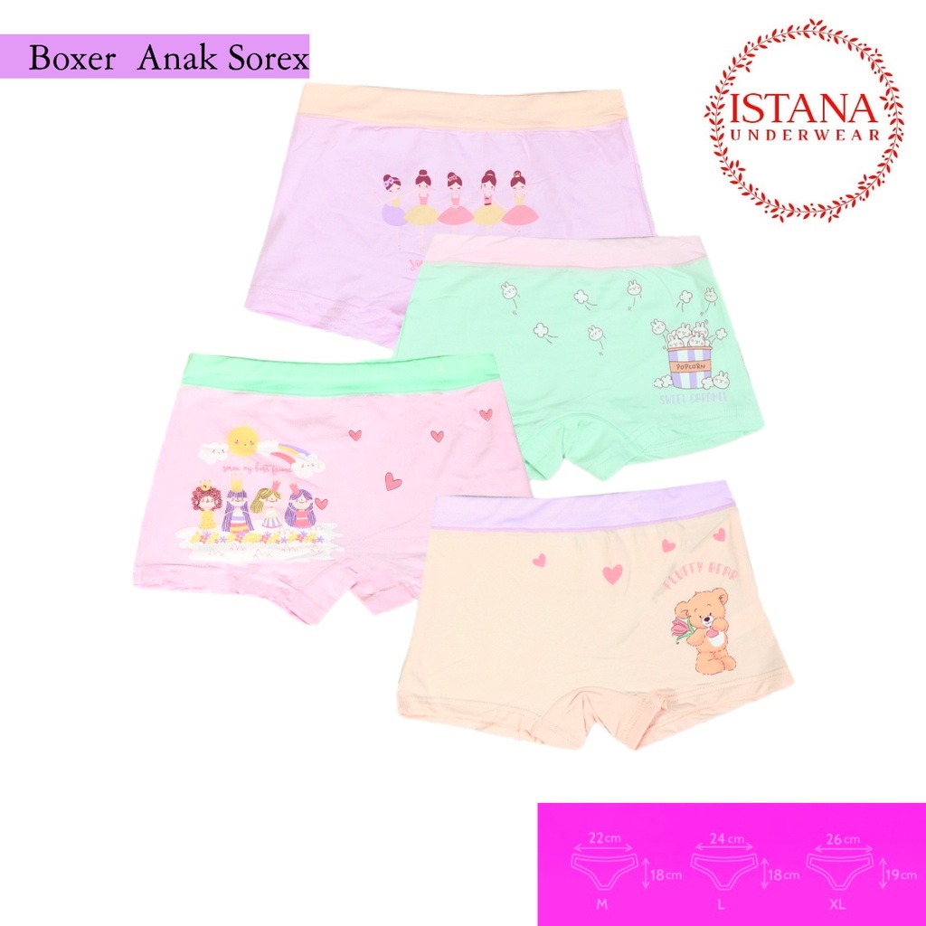 Jual SOREX WARNA TERBARU Cd Celana dalam boxer anak perempuan SOREX pricess beutifull lucu ...