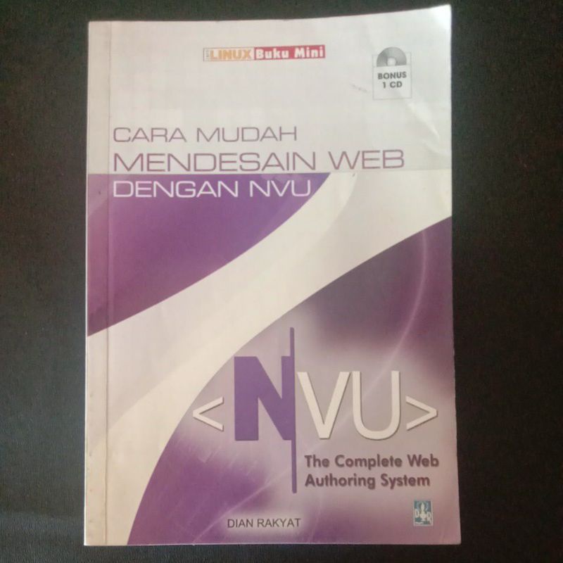 Jual Cara Mudah Mendesain Web Dengan NVU | Shopee Indonesia