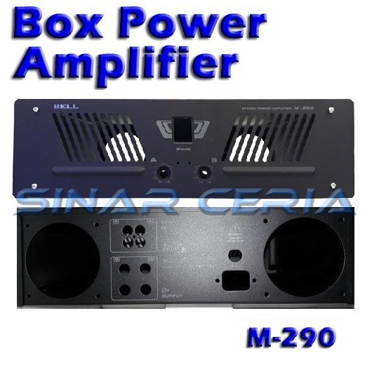 Jual Box Power Amplifier M290 M 290 Box BELL M-290 Box Kotak Kosong ...