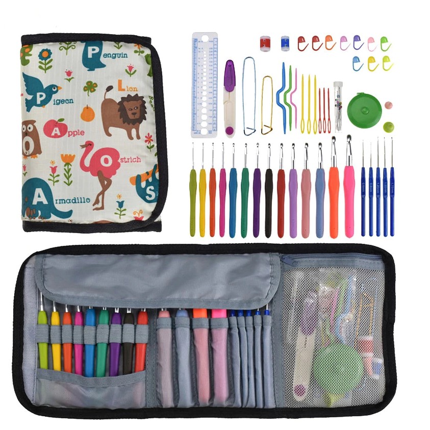 Jual ANEKA - Hakpen (Alat Rajut / Crochet Hook) ANK Double Case Animal ...