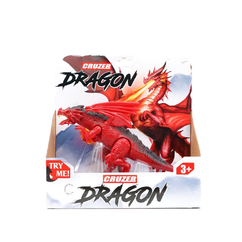 Jual naga merah dragon mainan figurin naga Cruzer Dragon Naga Fire ...