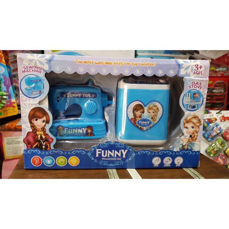 Jual Mainan edukasi mesin cuci dan mesin jahit Frozen | Shopee Indonesia