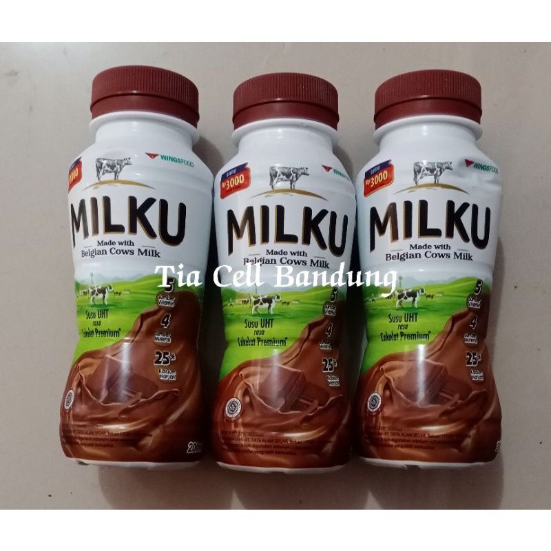 Jual susu milku botol netto 200 ml | Shopee Indonesia