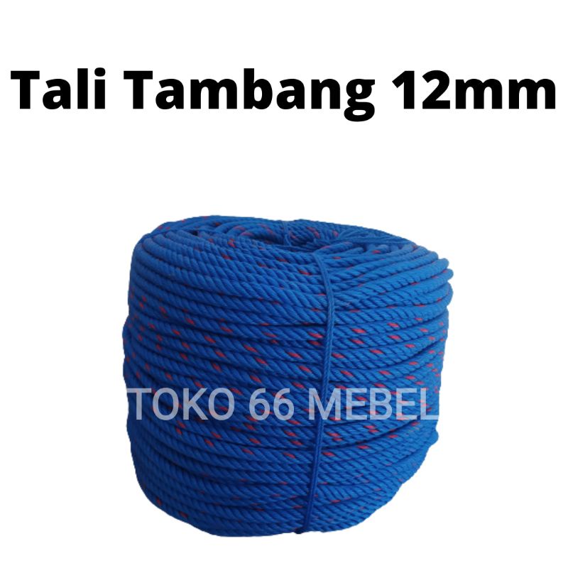 Jual Tali Tambang Plastik 12mm / Tali tampar 12mm / Tali Tambang PE ...