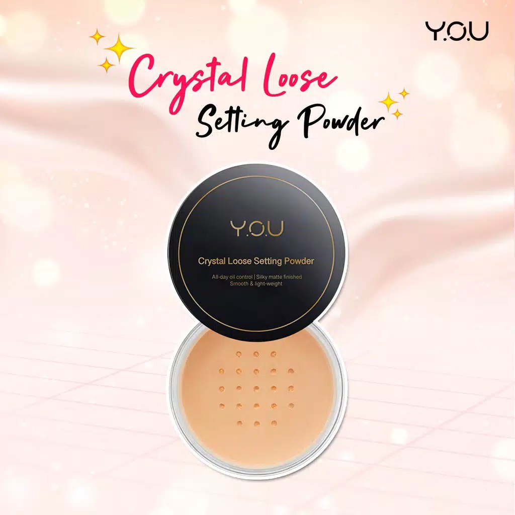 Jual YOU Crystal Loose Setting Powder 6.8g | Bedak Tabur Y.O.U Makeups ...