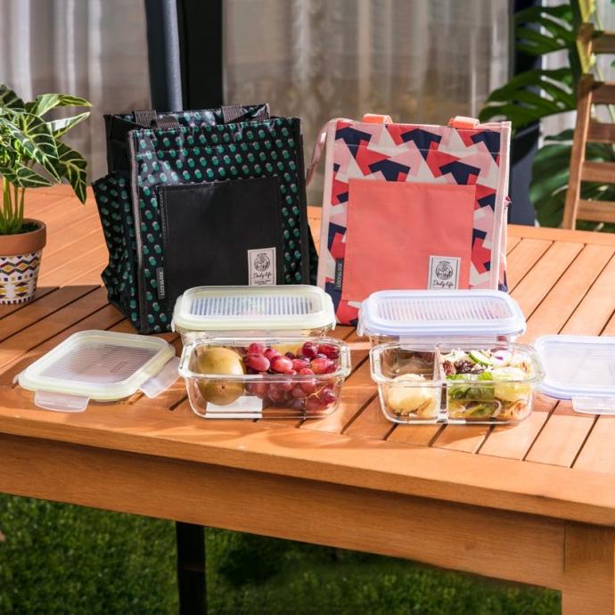 Jual LocknLock - Exclusive Stackable Oven Glass Container (Dengan Tas ...