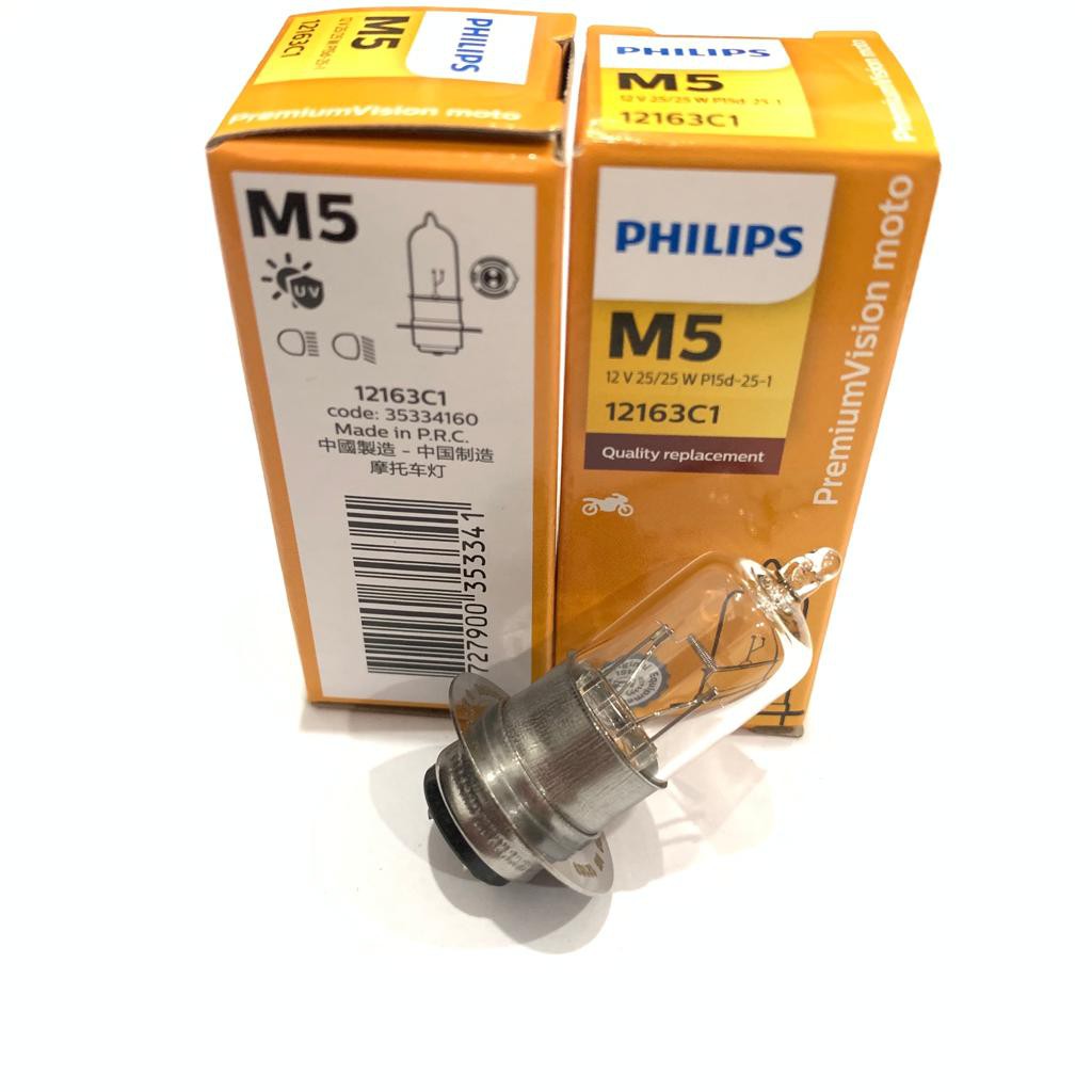 Jual LAMPU DEPAN BOHLAM HALOGEN MOTOR PHILIPS ESSENTIAL MOTOR 18 25 ...