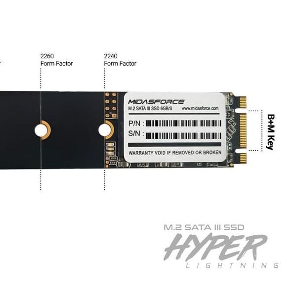 Jual EXCLUSIVE!SSD M2 SATA 256GB M.2 SATA 256GB MIDASFORCE ...