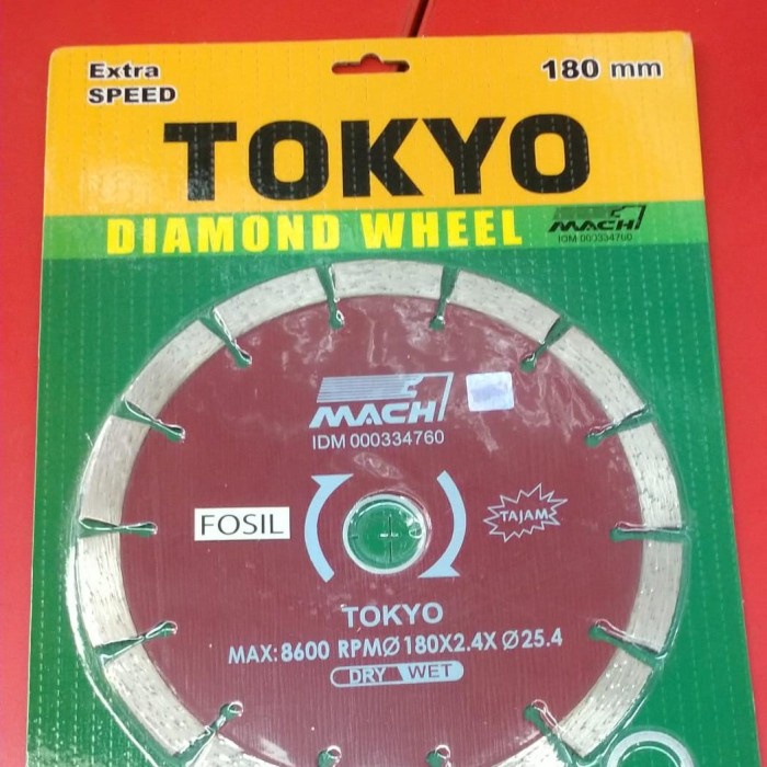 Jual diamond wheel tokyo 7" - pisau potong beton 7" Tokyo Tokyo dtp ...