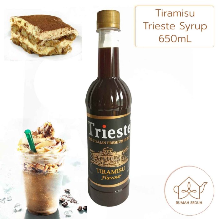 Jual 650mL Tiramisu Syrup merk Trieste Original | Shopee Indonesia