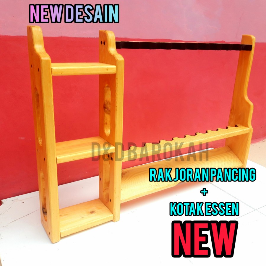 Jual Rak joran pancing+kotak essen 12 slot PROMO CUCI GUDANG / Rak ...