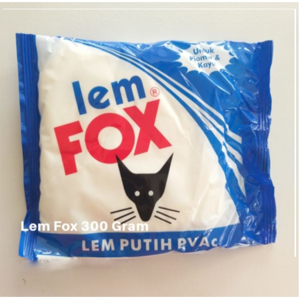Jual LEM PUTIH LEM KAYU LEM FOX 300 GRAM | Shopee Indonesia