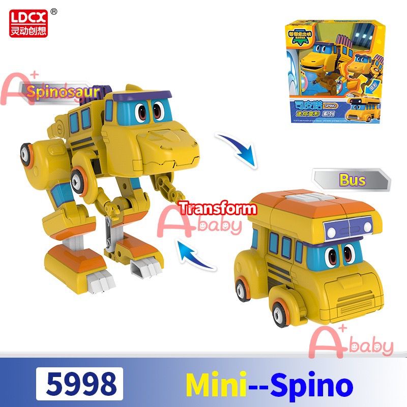 Jual Mainan Robot Gogo Dino Mini Deformation Dinosaur Transformation ...
