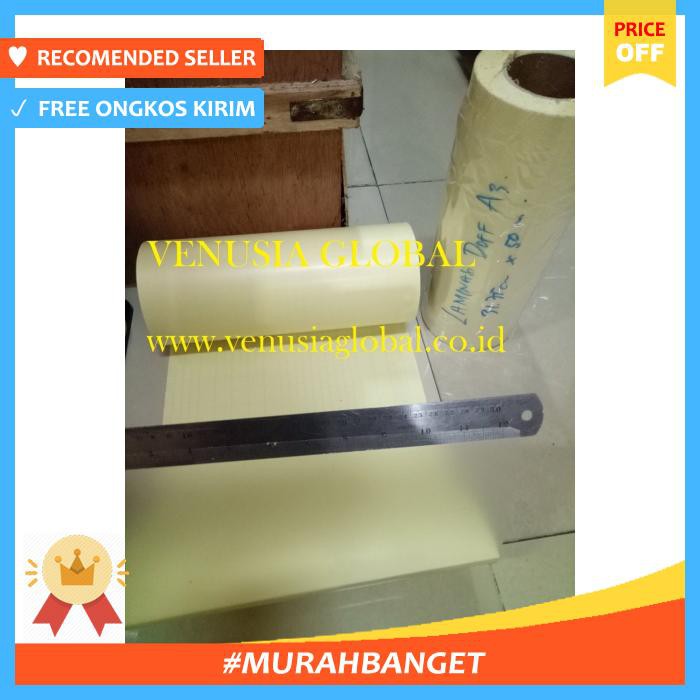 Jual Bahan Laminasi Dingin Doff Matte 100Gr Uk.A3 31Cm X 50 Meter Per ...