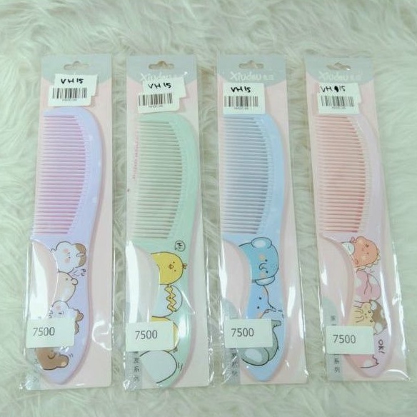 Jual sisir rambut anak midi medium middle sedang dino elephant egg ...