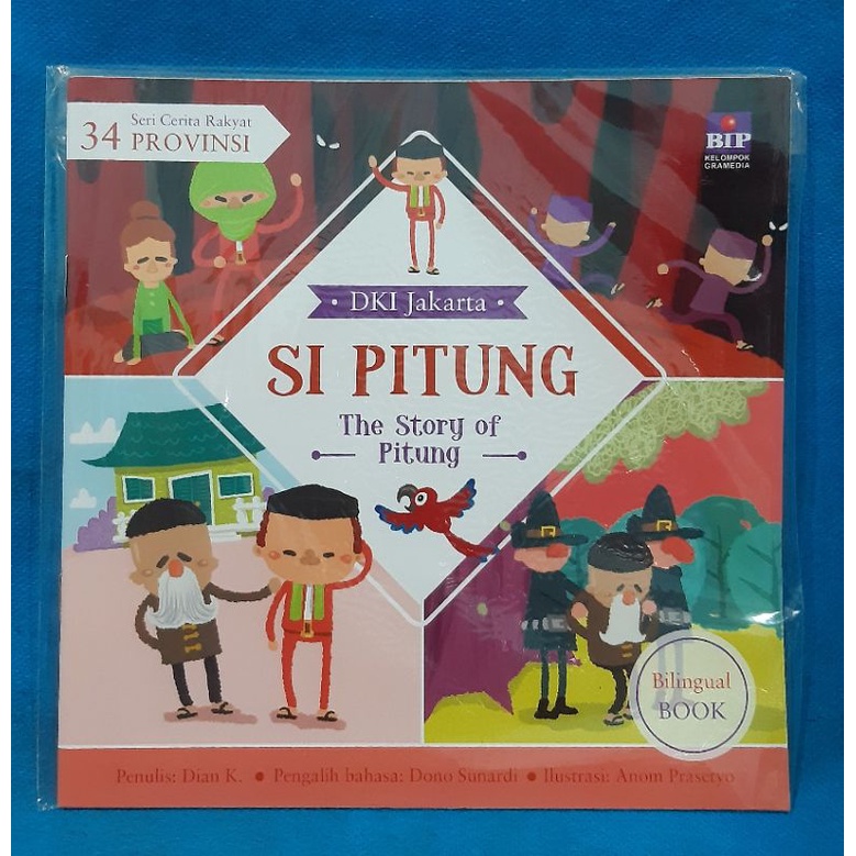 Jual Seri Cerita Rakyat 34 Provinsi Bilingual : Si Pitung / The Story ...