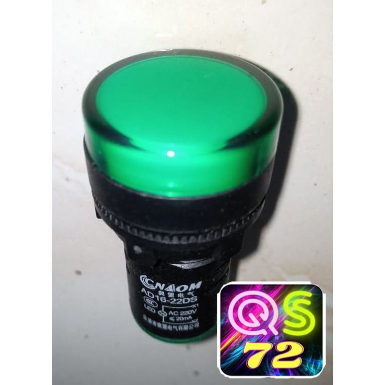 Jual Panel LED Indicator 22mm 220V AC - Hijau | Shopee Indonesia