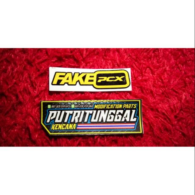 Jual Sticker FAKE PCX | Shopee Indonesia
