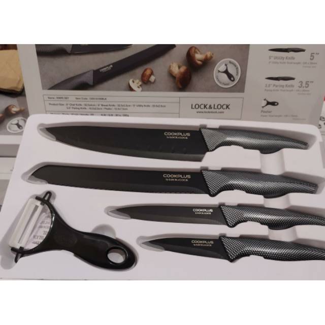Jual Cookplus 5 set pisau lock n lock | Shopee Indonesia