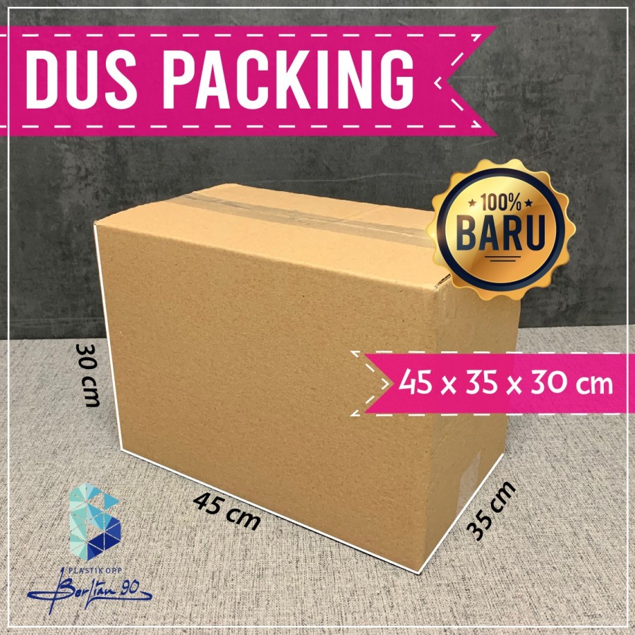 Jual Dus Packing Polos 45x35x30 Kardus Besar Pindahan Dus Besar Polos ...